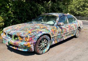 Spotted: Car with a Jackson Pollock paint job - InMenlo