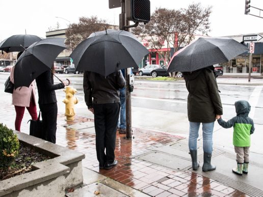 Rain was forecast — and did it pour down! - InMenlo