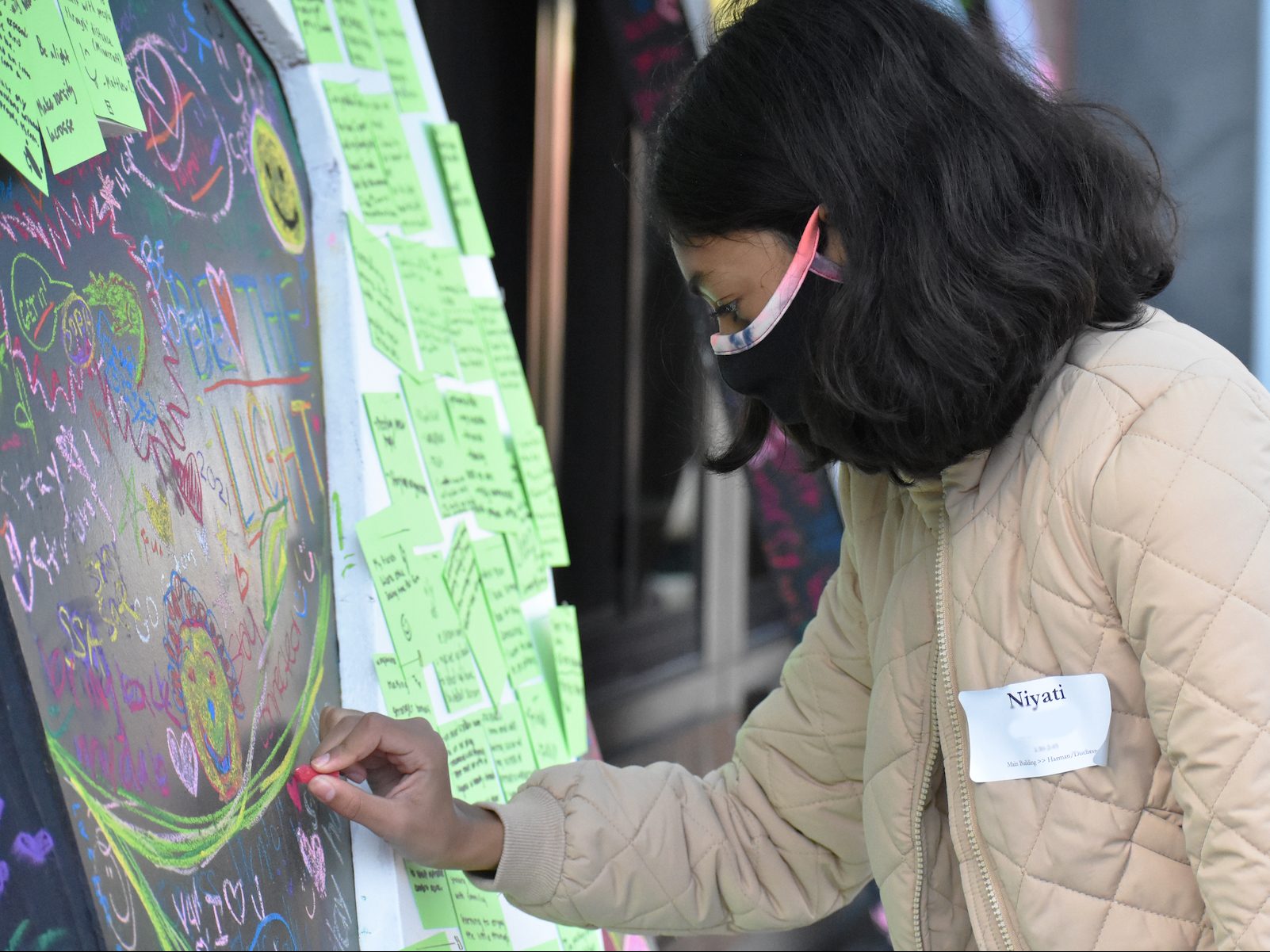 Large 2021 art installation created by students at Sacred Heart ...