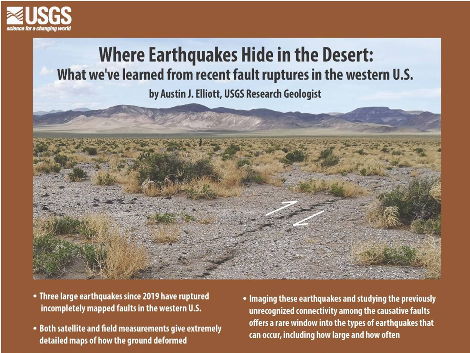 USGS public lecture examines desert earthquakes on May 27 - InMenlo