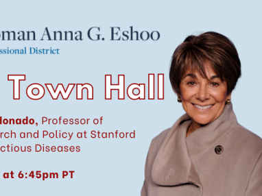 Congresswoman Eshoo holds Telephone Town Hall meeting on September 9 ...