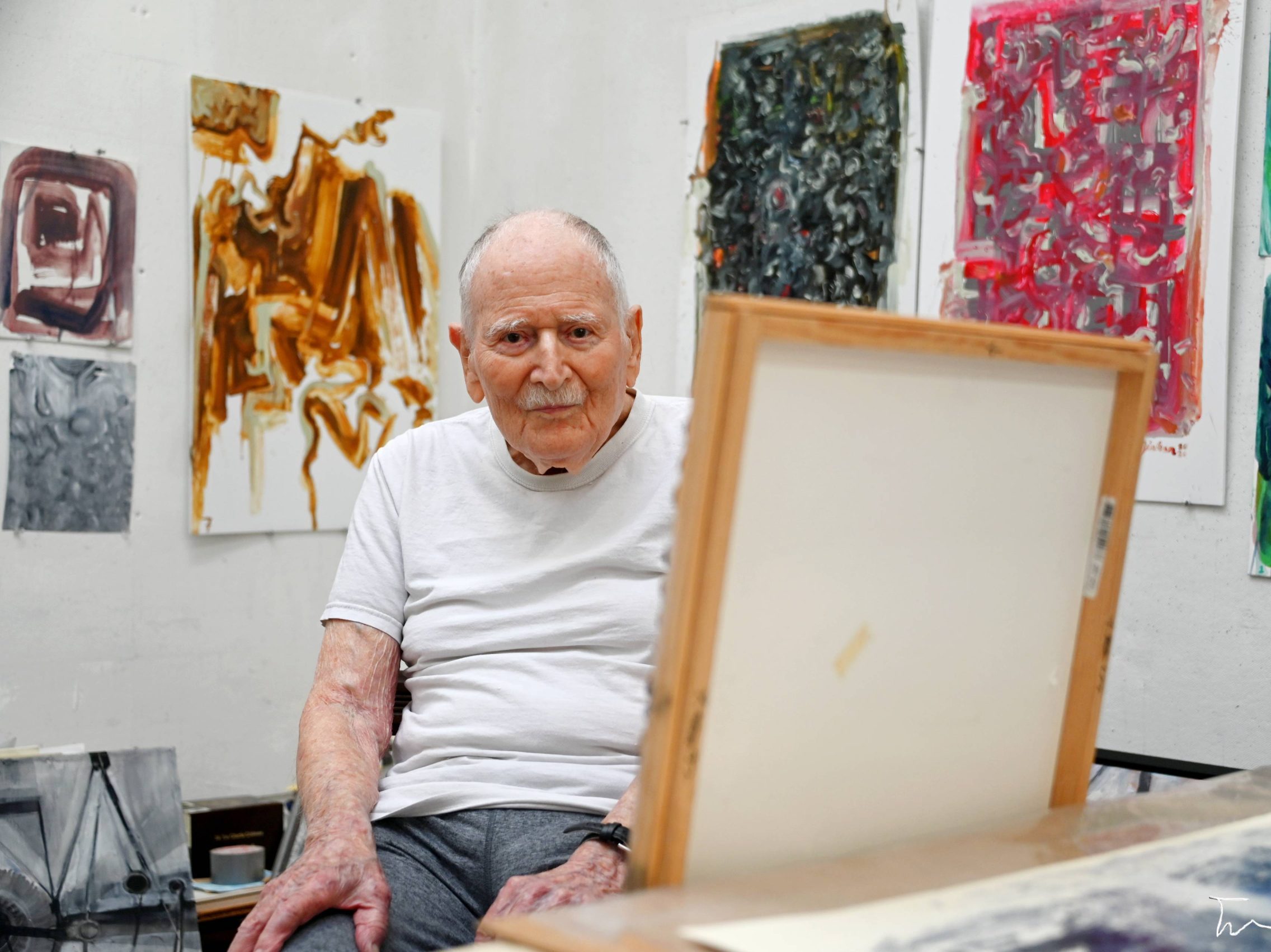 Exhibit of Joseph Zirker's artwork on display at Café Zoë - InMenlo