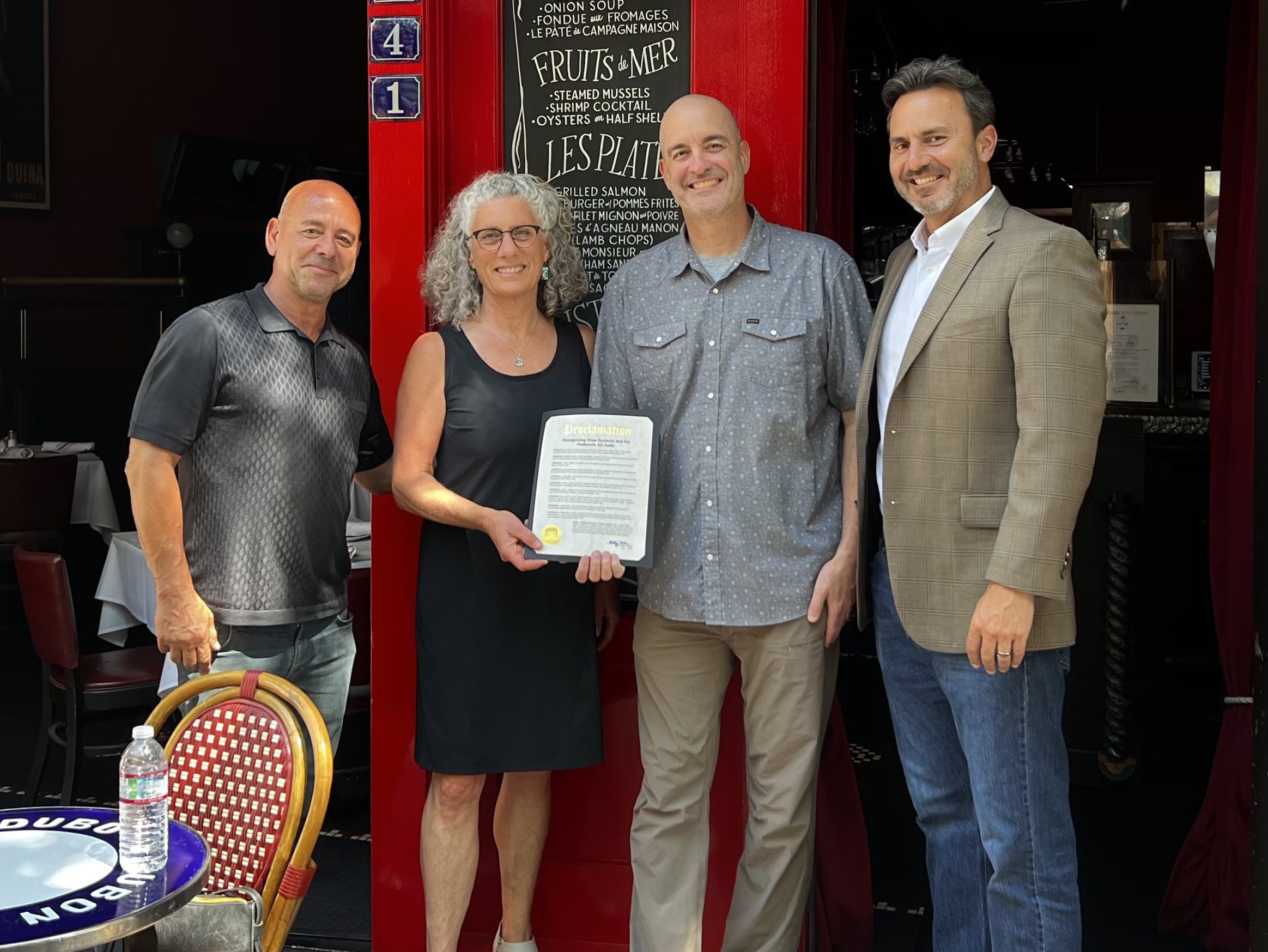 Mayor Betsy Nash honored Drew Dunlevie and the Guild with a ...