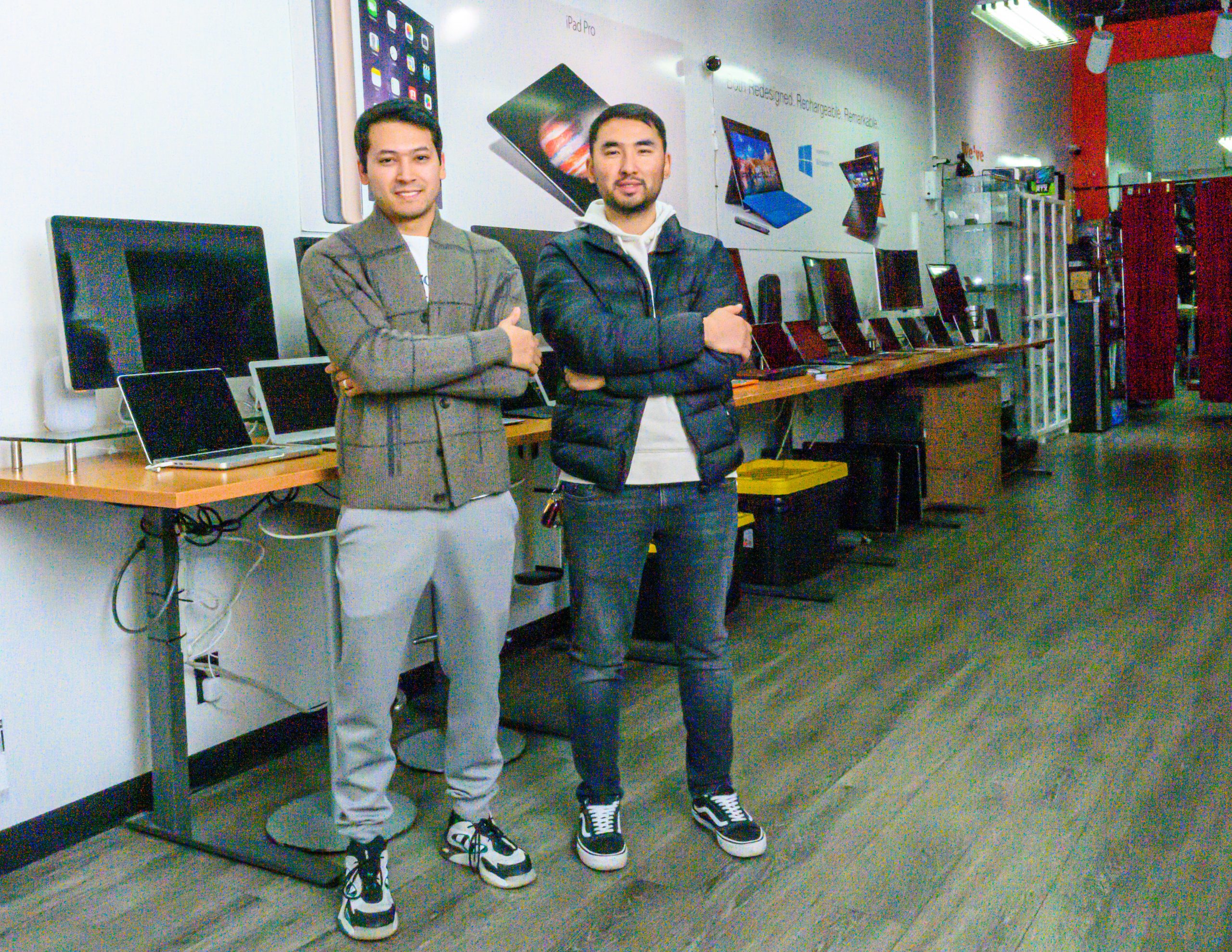 Hector Ekber and Letif Mijid operate Techloop Electronics in downton ...