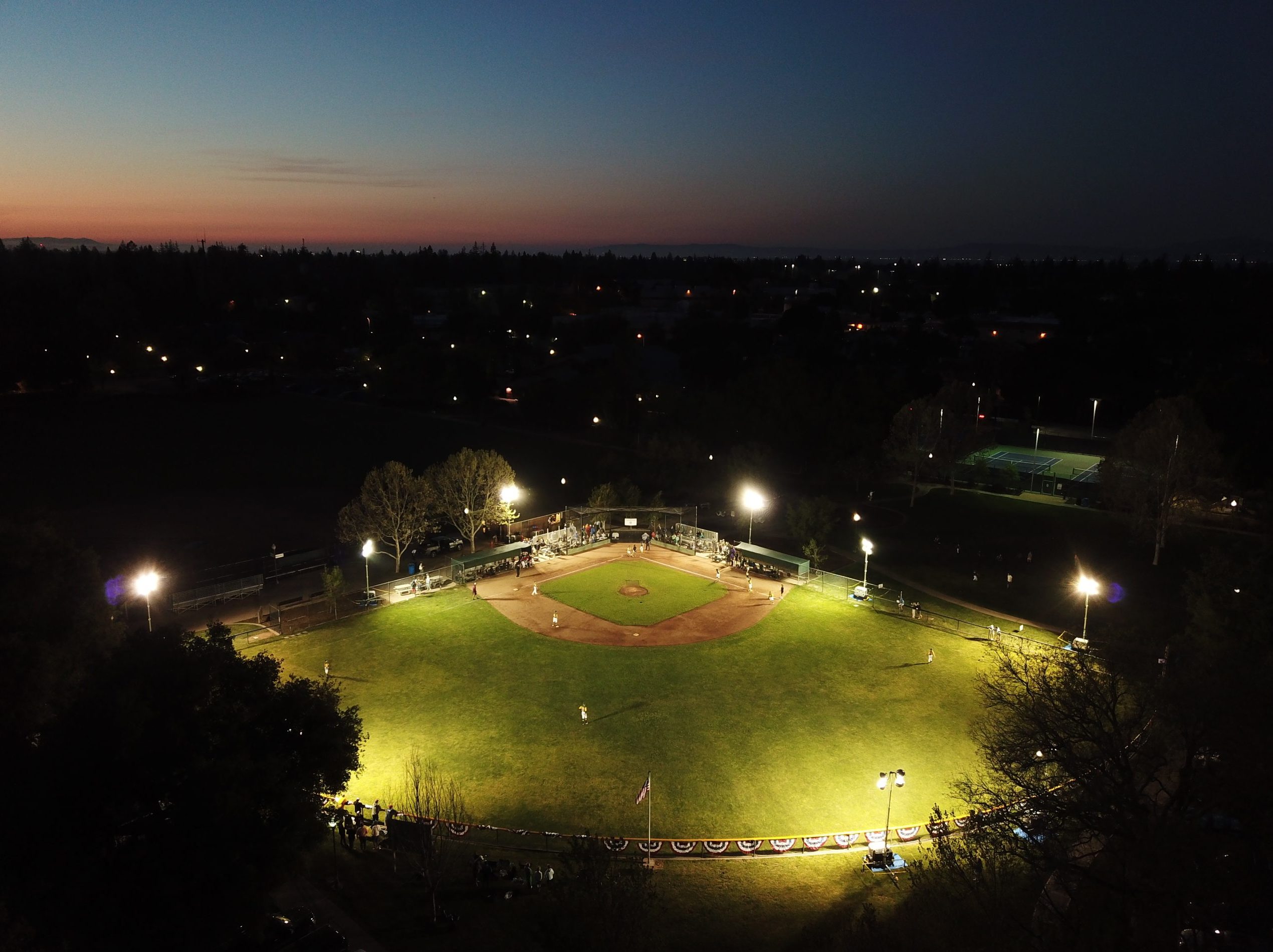 First Little League "Under the Lights" kicked off last night — more to ...