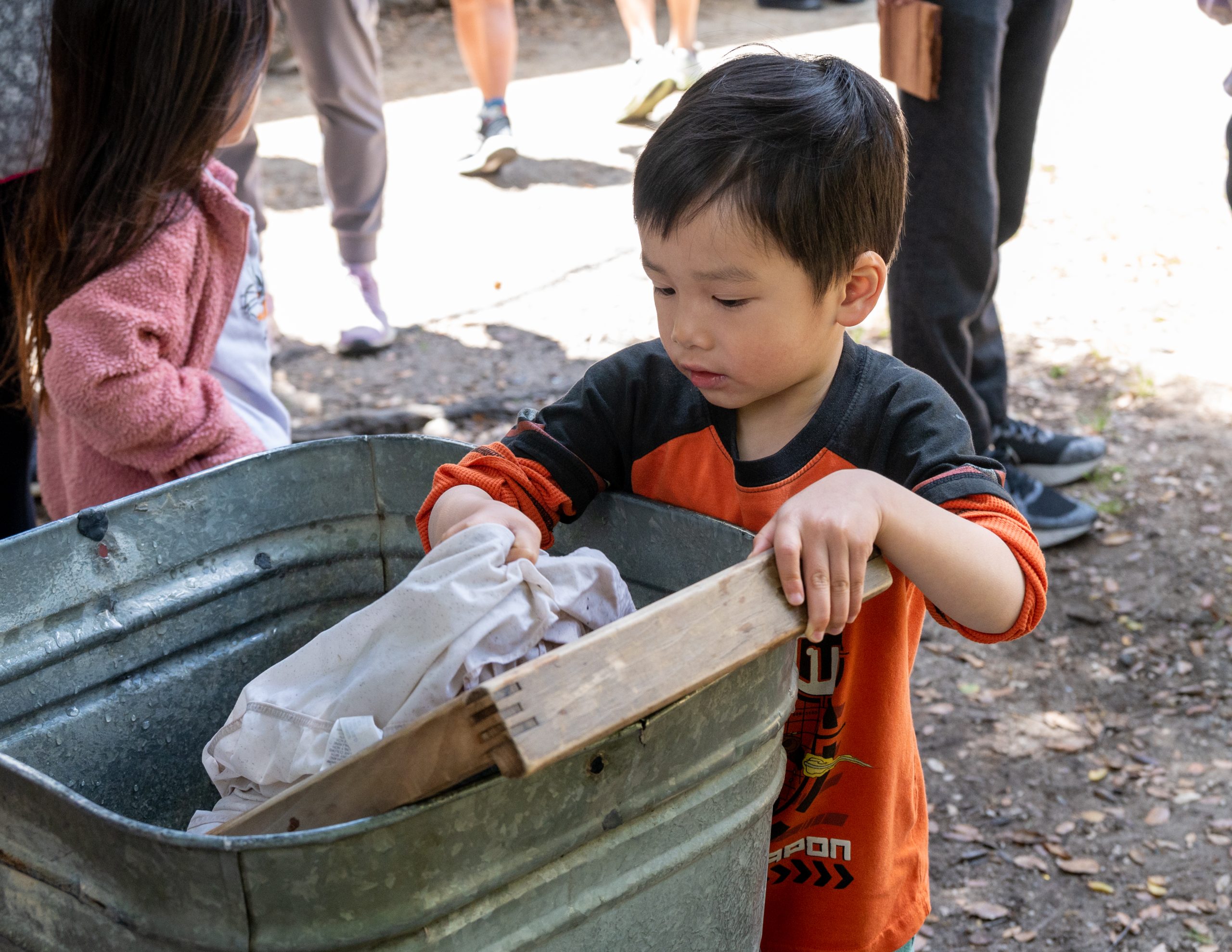 Catching the action at Old Woodside Store Day - InMenlo