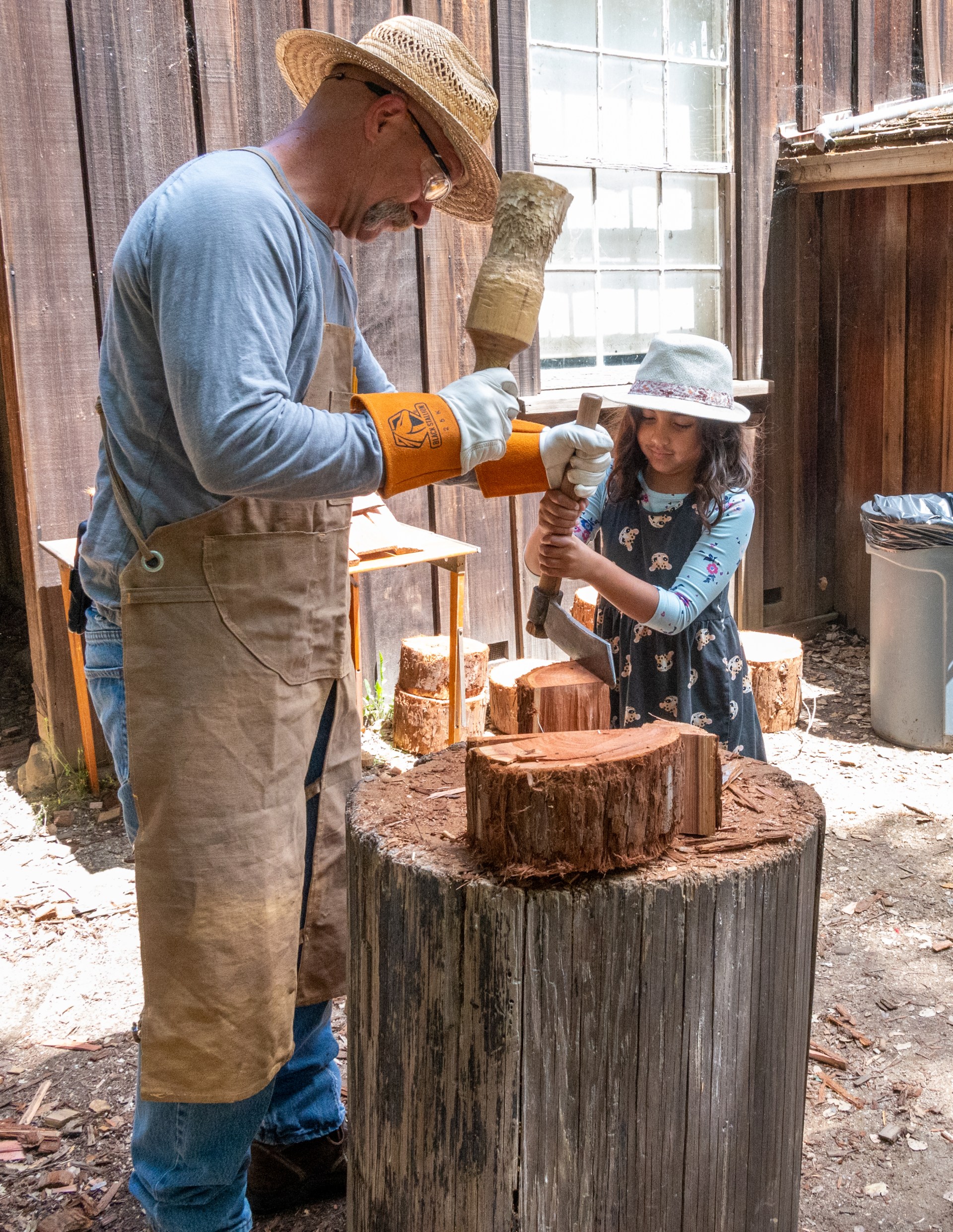 Catching the action at Old Woodside Store Day - InMenlo