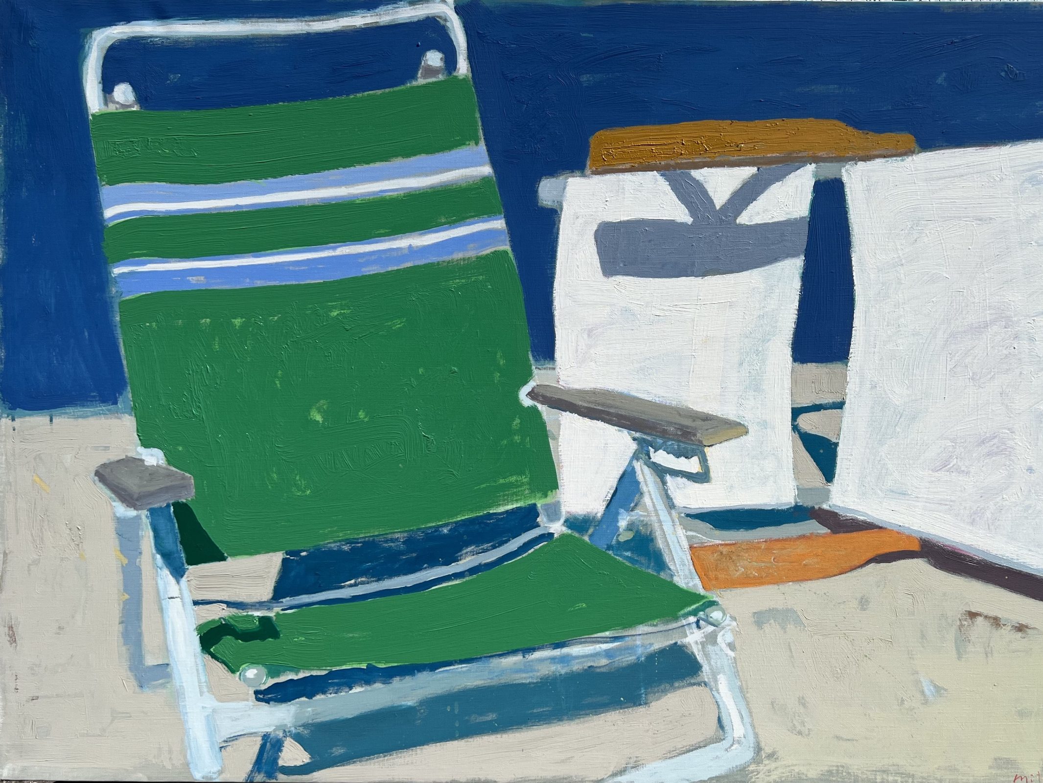 Artist Mitchell Johnson's paintings on view in Palo Alto - InMenlo