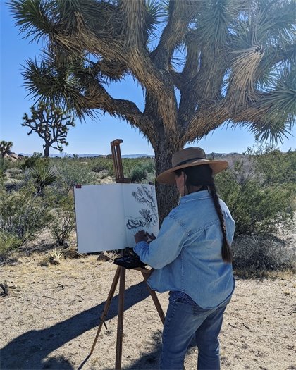 Works by artist Patricia Larenas on display at Atherton Town Hall - InMenlo