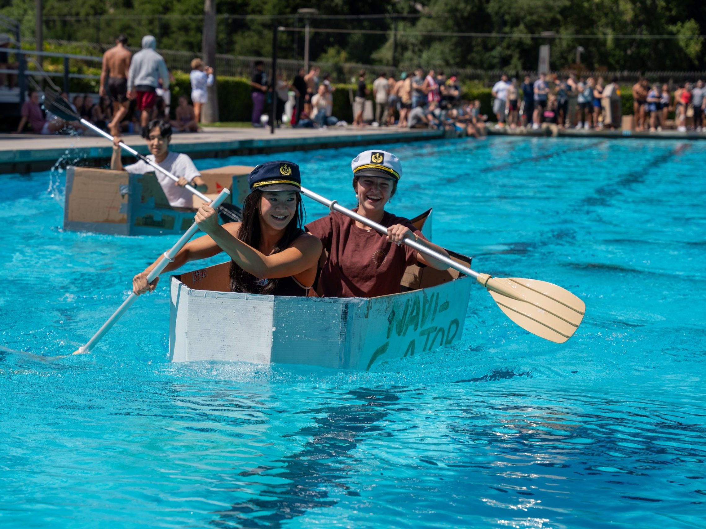 Sacred Heart Prep holds its annual cardboard canoe races - InMenlo