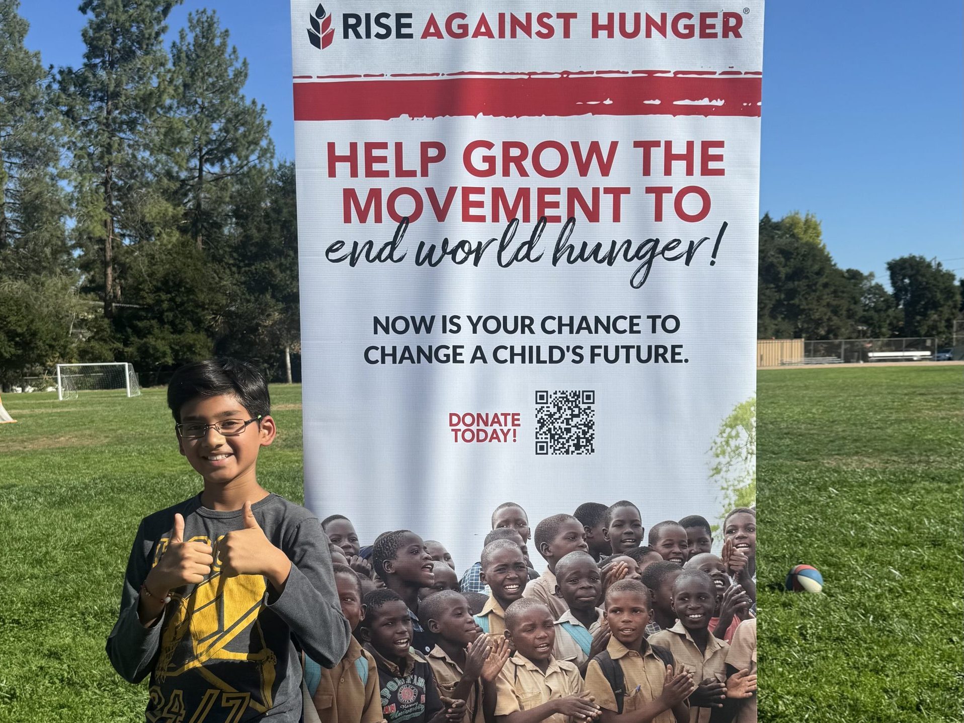 Students in Oak Knoll multiage classroom package meals in Rise Against ...