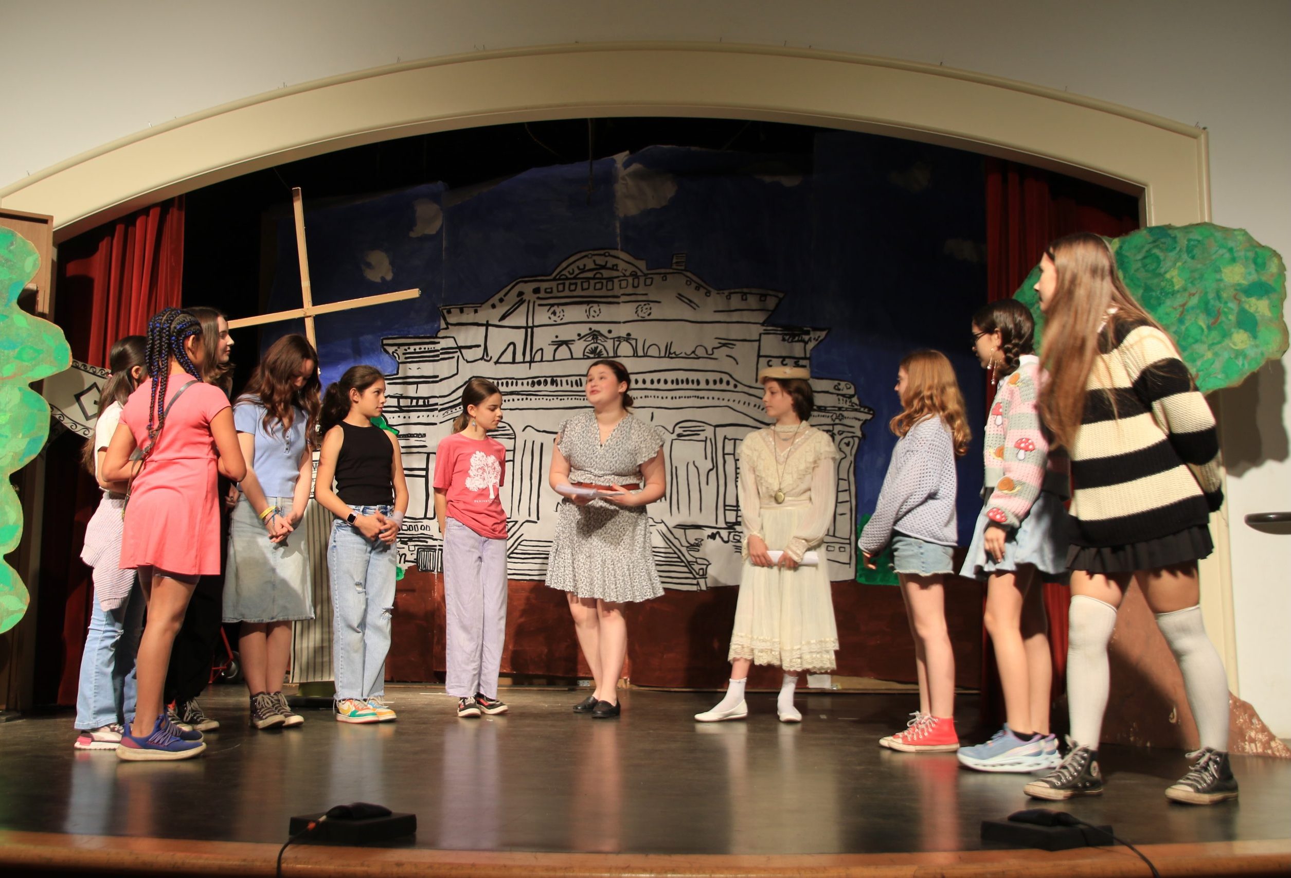 Peninsula School students perform Centennial Play at Spring Fair - InMenlo