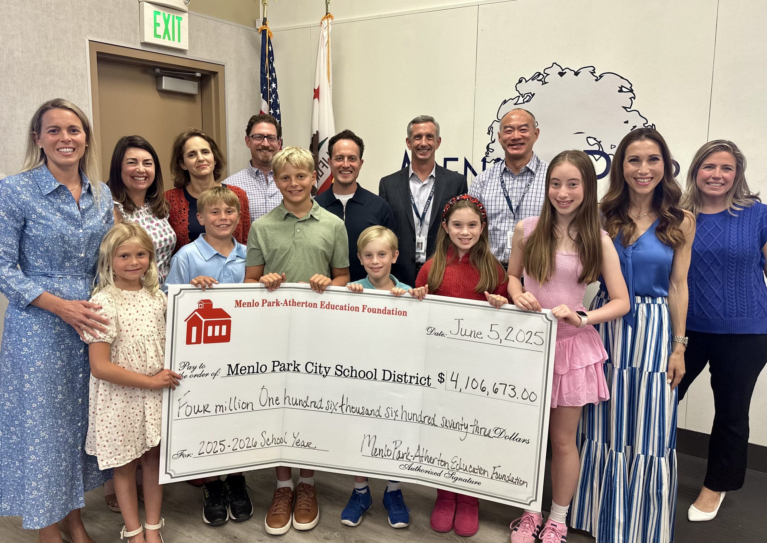 MPAEF grants $4.1 million to MPCSD for the 2025-2026 school year - InMenlo