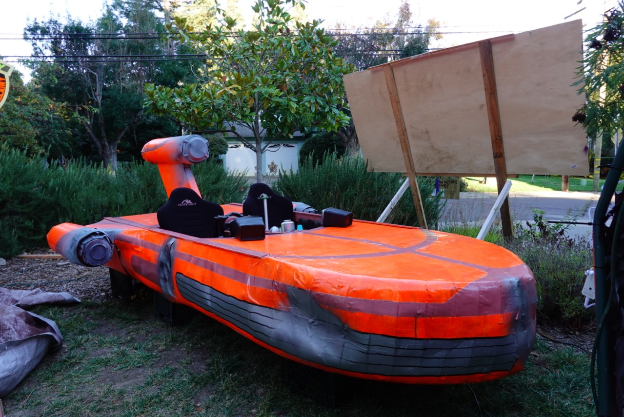 Scare Wars is the theme of the Halloween decorations on Gilbert Avenue ...