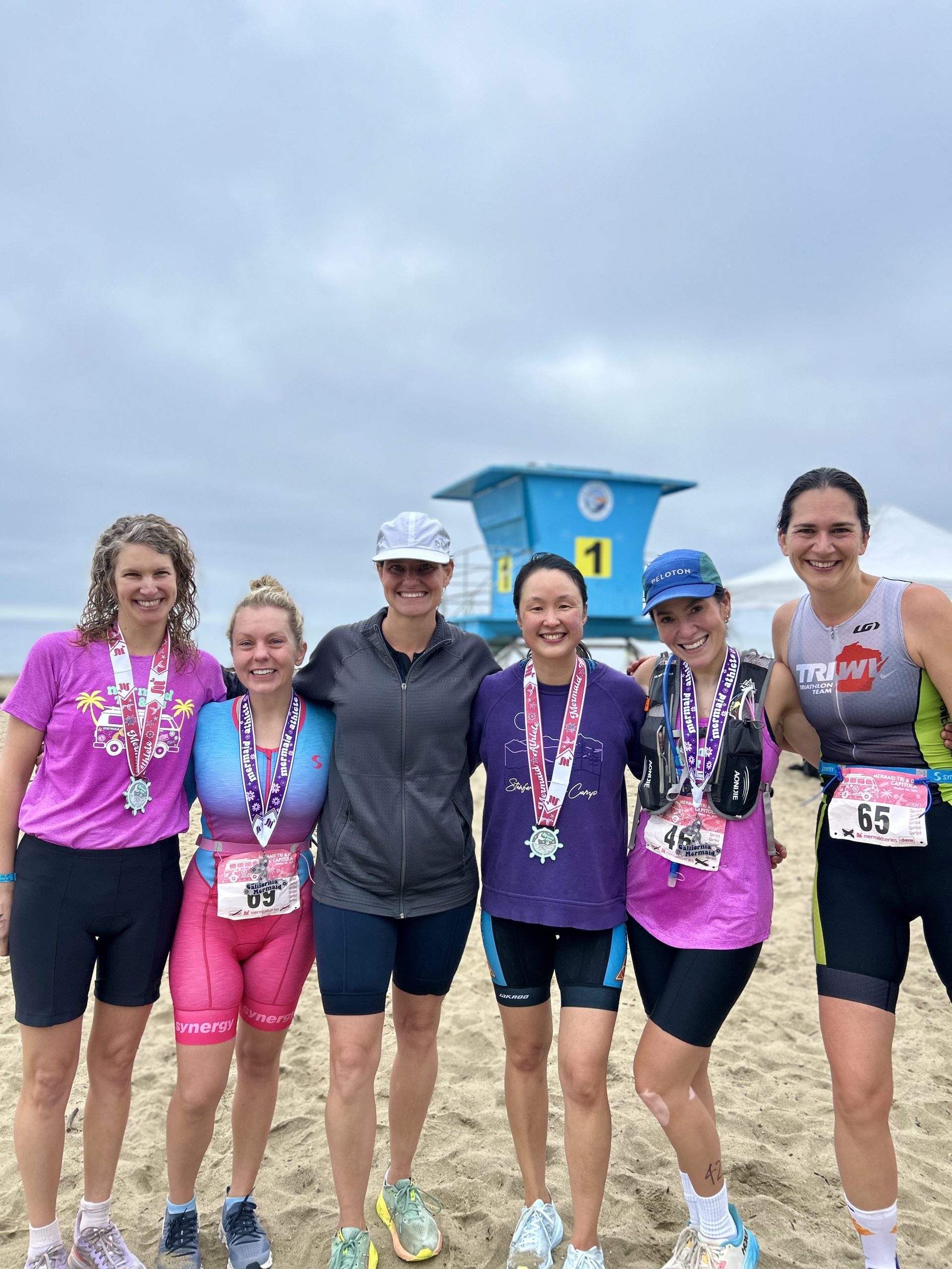 Spotted: Laurel School moms at the Mermaid Triathlon - InMenlo