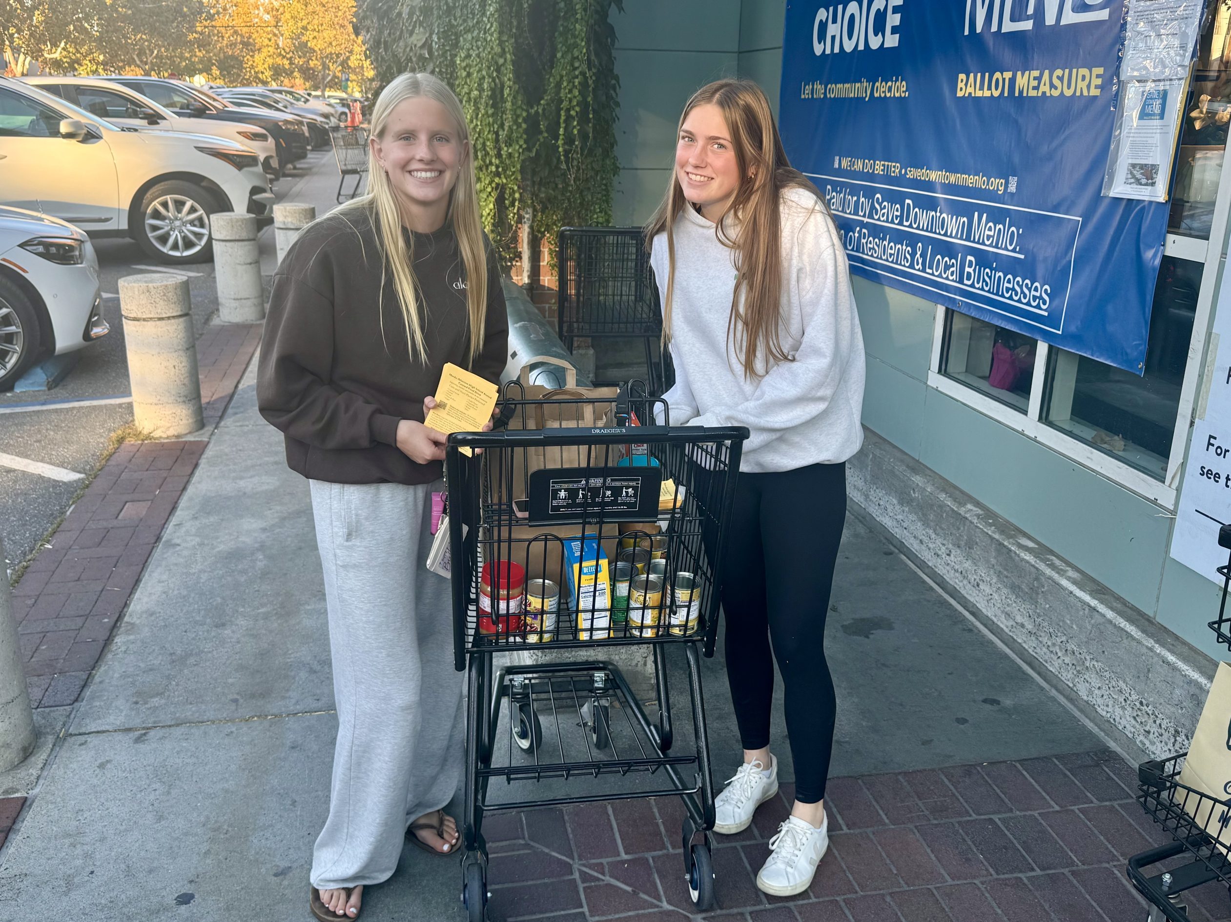 Spotted: M-A students participating in annual canned food drive - InMenlo
