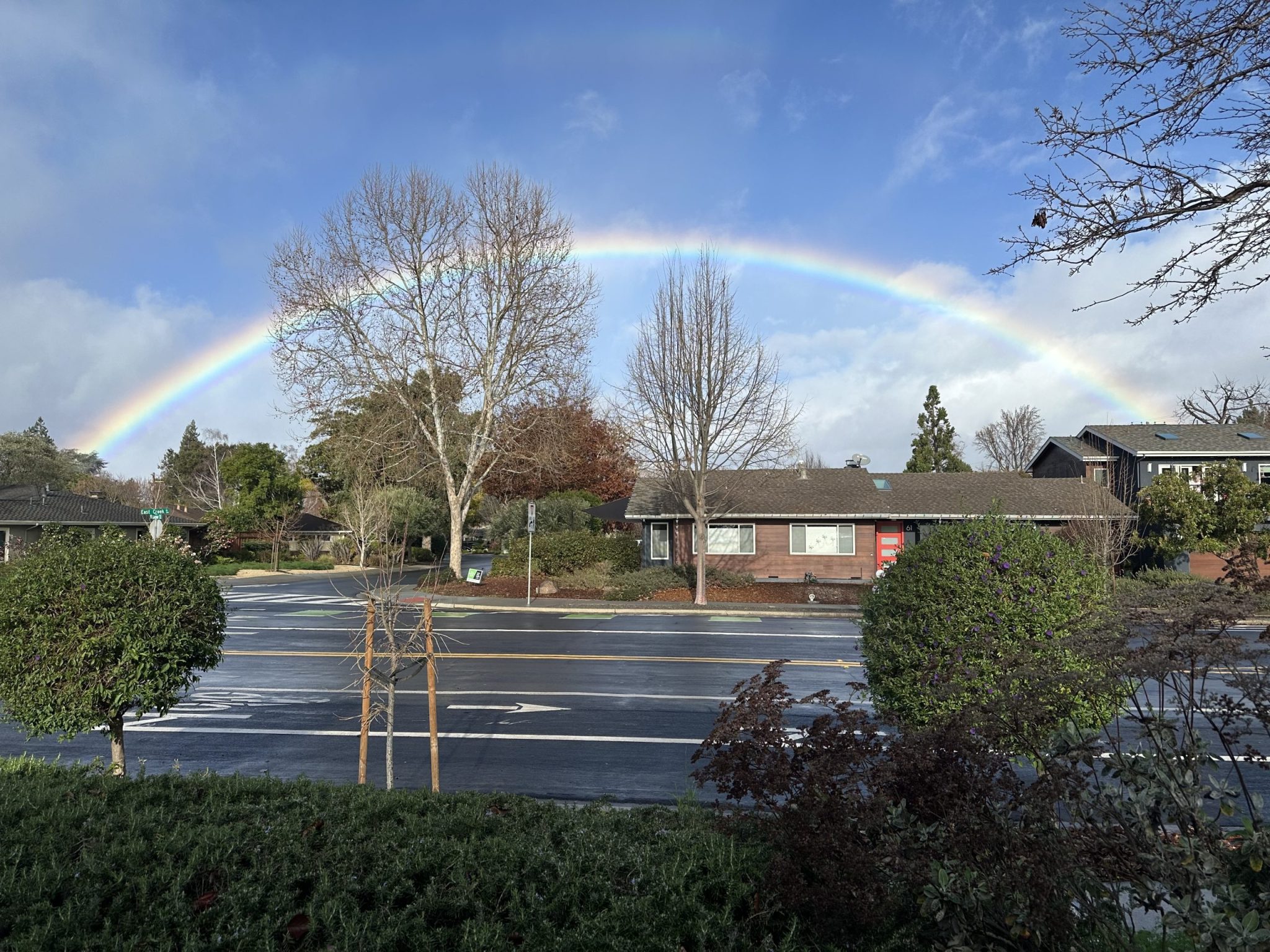 Rainbows take center stage on this first Saturday of 2026 - InMenlo